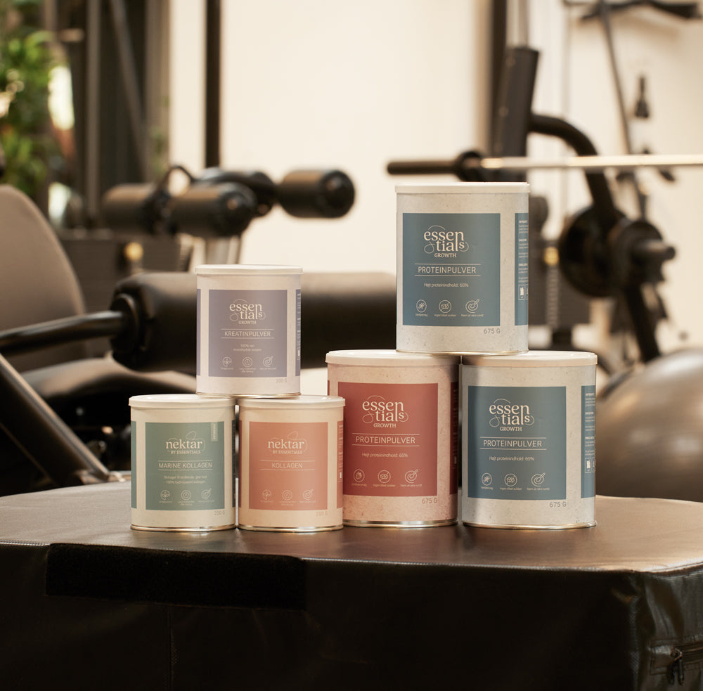 Protein & Kreatin Pulver – Topkvalitet fra 99 kr. | Essentials